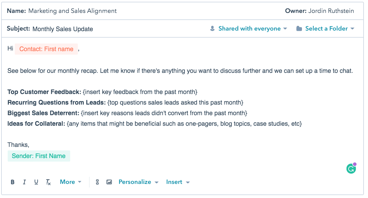 Five Email Templates to Boost Sales and Create Alignment